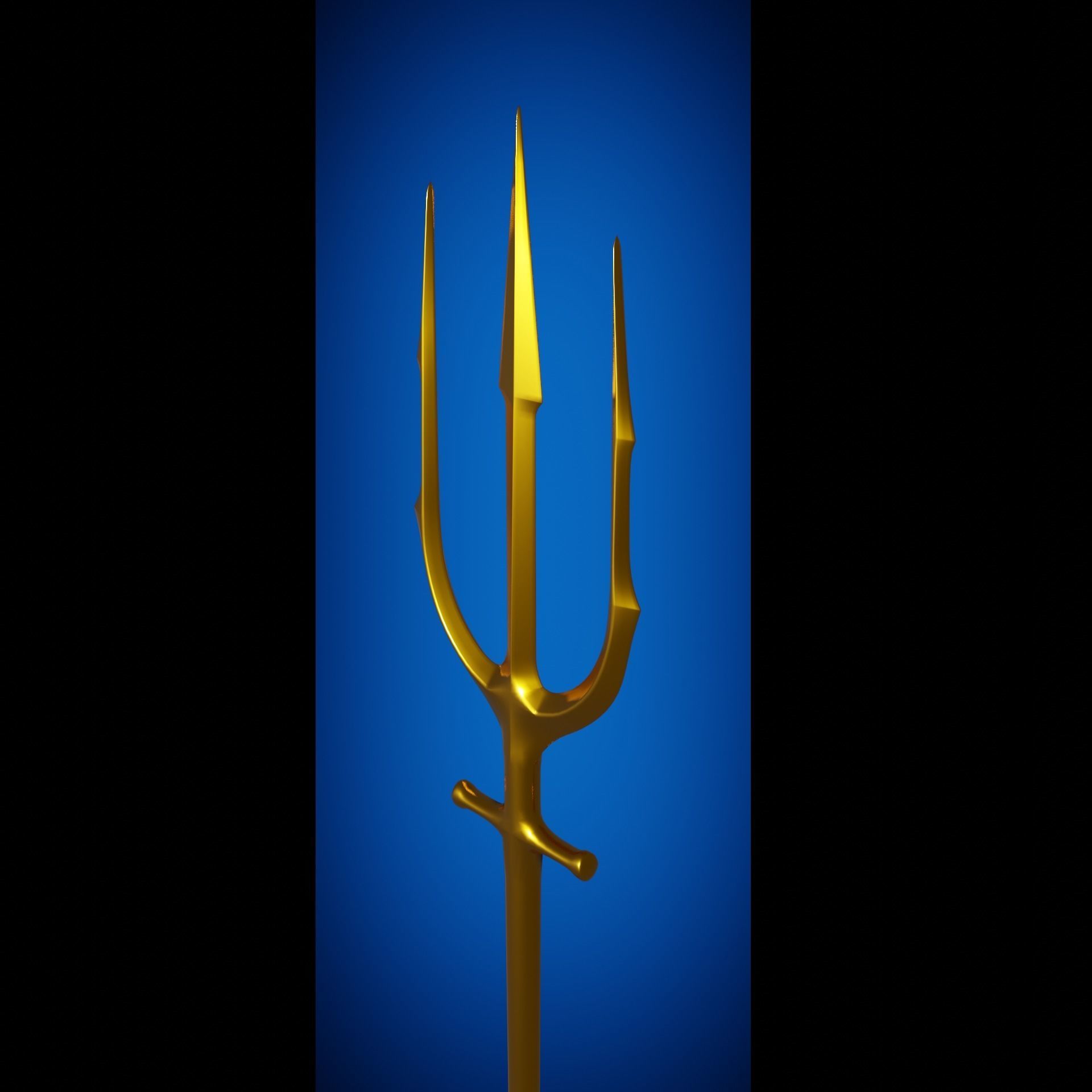 3D model Atlan trident from the movie Aquaman VR / AR / low-poly | CGTrader