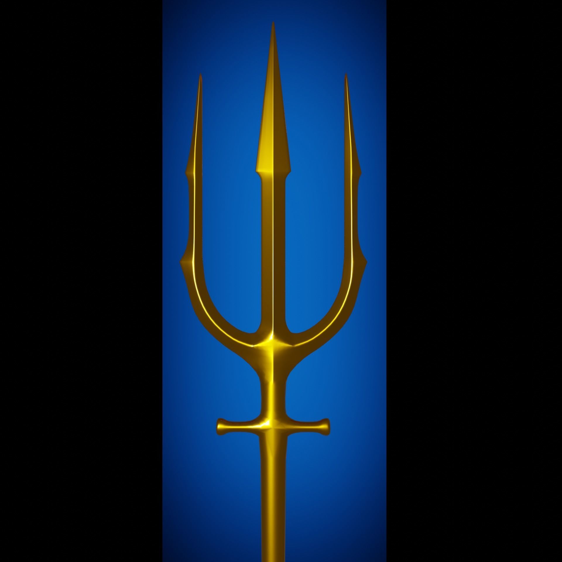 3D model Atlan trident from the movie Aquaman VR / AR / low-poly | CGTrader