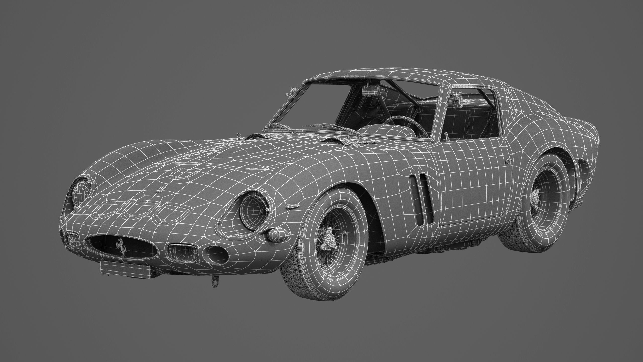 Ferrari 250 GTO - 3451GT - Complete 3D model | CGTrader