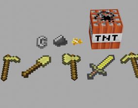 Minecraft sword 3D Models | CGTrader