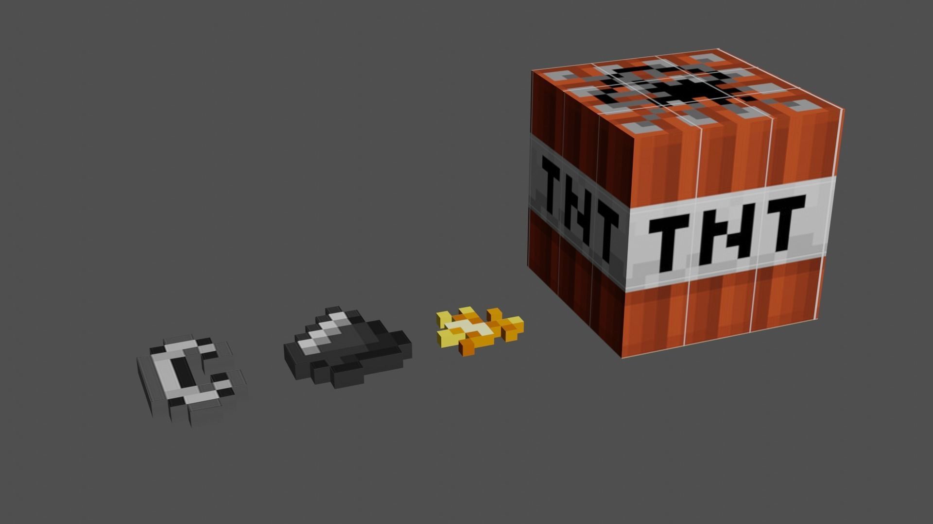 3D model MINECRAFT GOLD TOOL PACK 3D MODEL VR / AR / low-poly | CGTrader