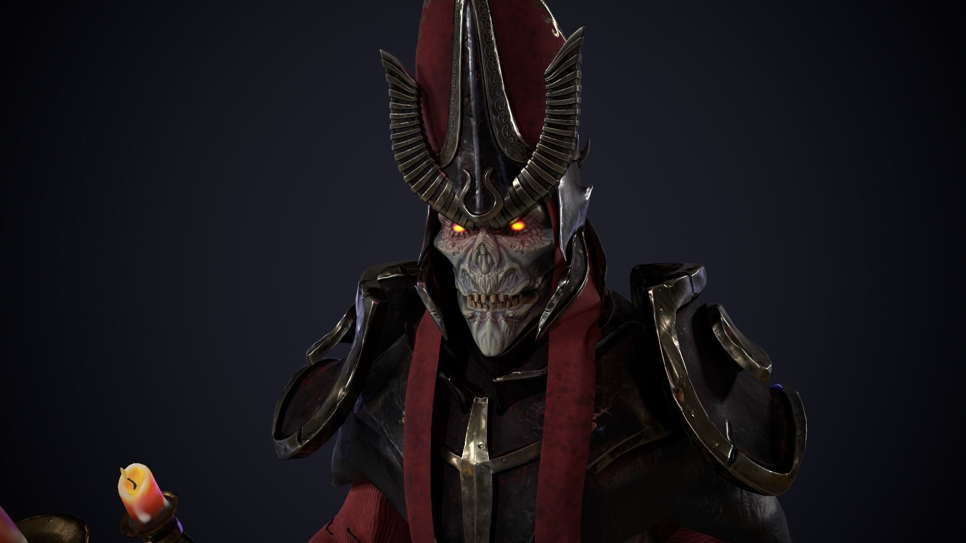 3D model Low poly Lich Grade 1 VR / AR / low-poly | CGTrader