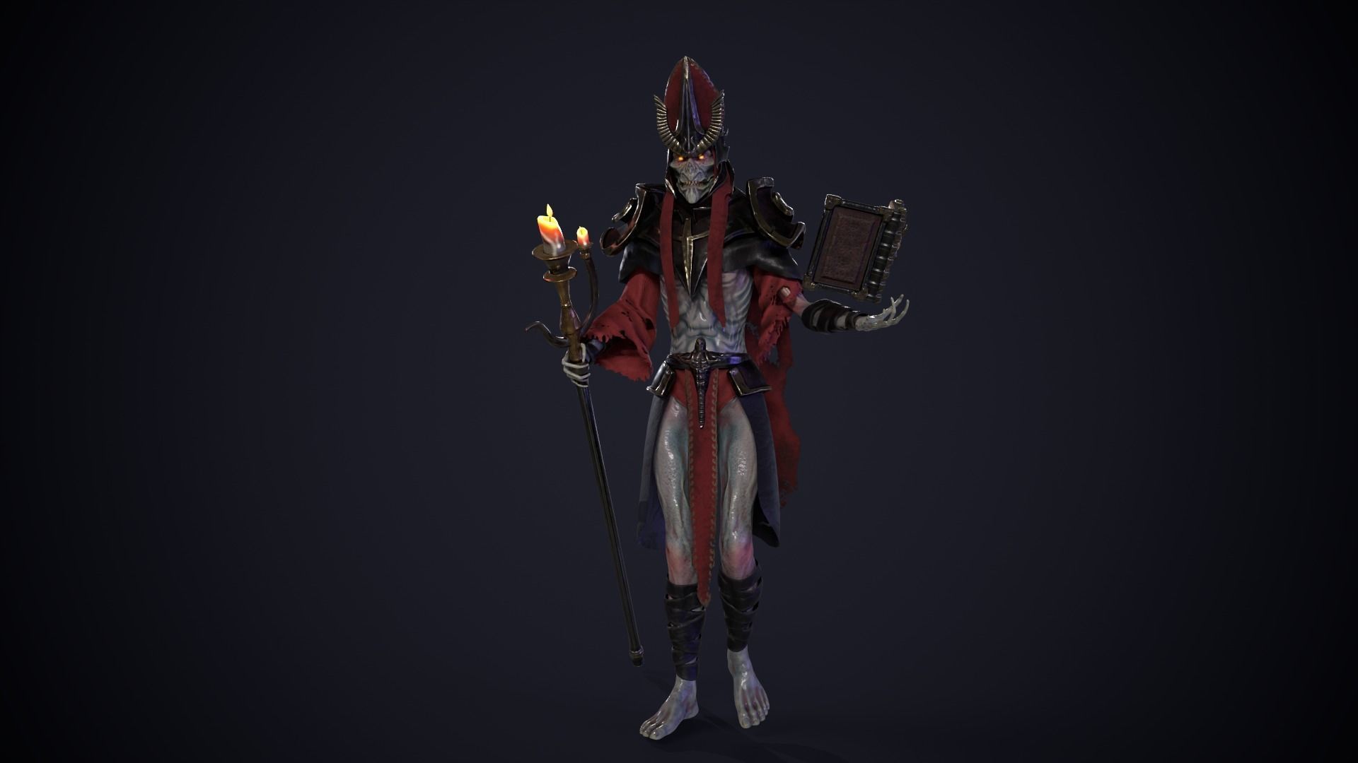 3D model Low poly Lich Grade 1 VR / AR / low-poly | CGTrader