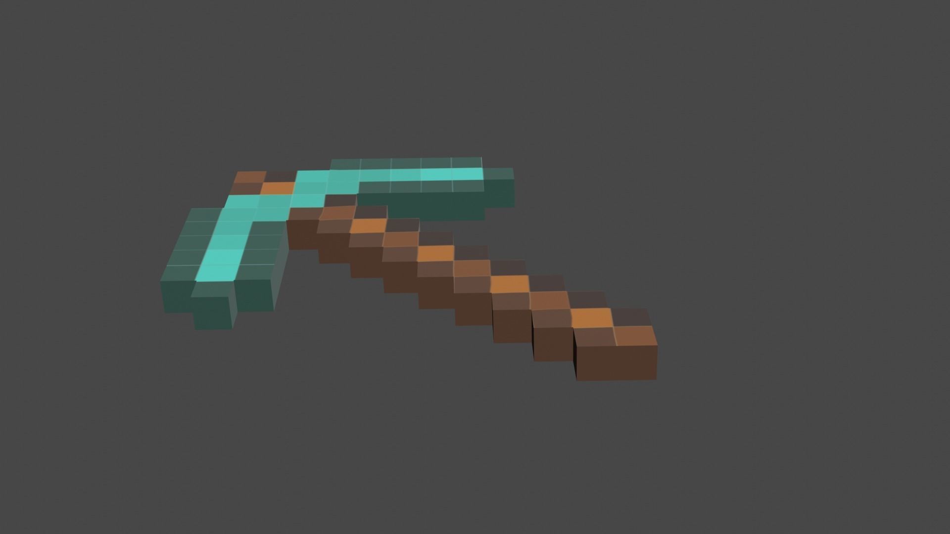 3D model MINECRAFT DIAMOND TOOL PACK 3D MODEL VR / AR / low-poly | CGTrader