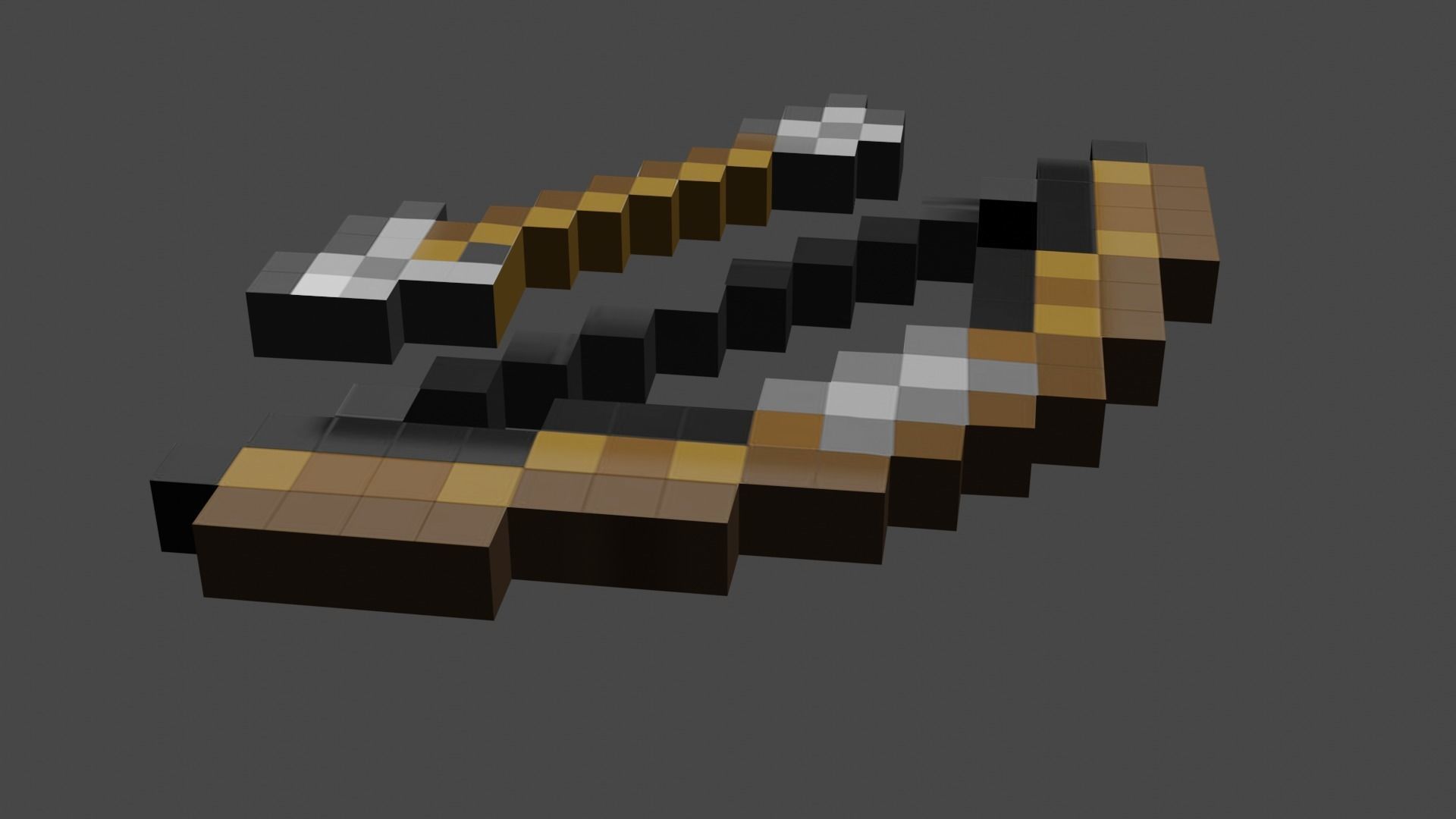 3D model MINECRAFT DIAMOND TOOL PACK 3D MODEL VR / AR / low-poly | CGTrader