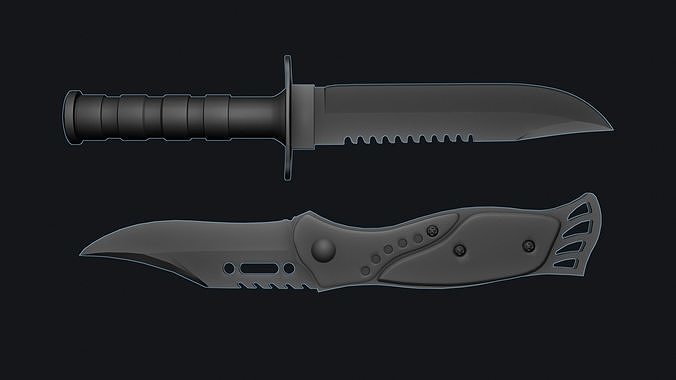 3D model Knives VR / AR / low-poly | CGTrader