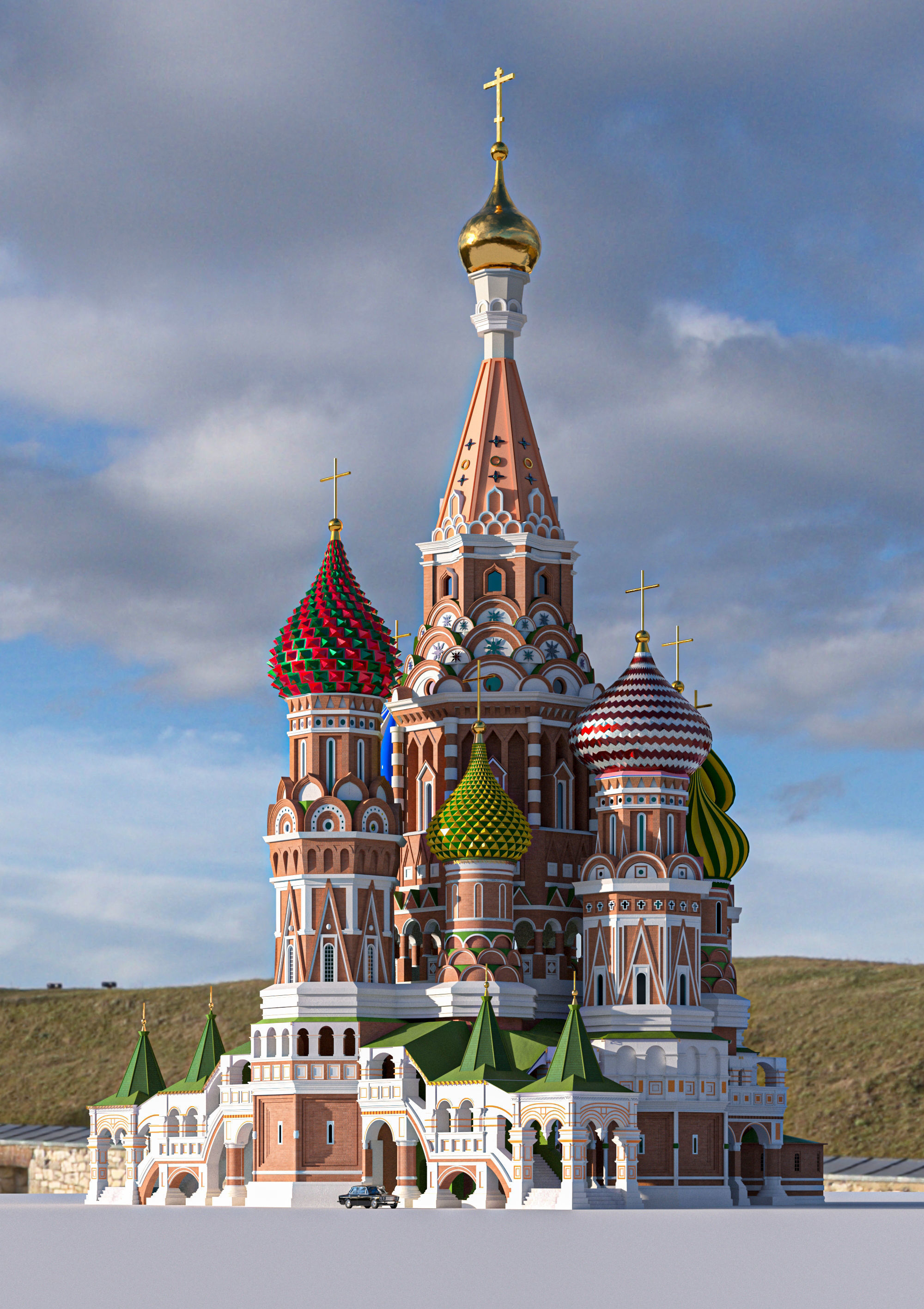 The Moscow Kremlin 3D model | CGTrader