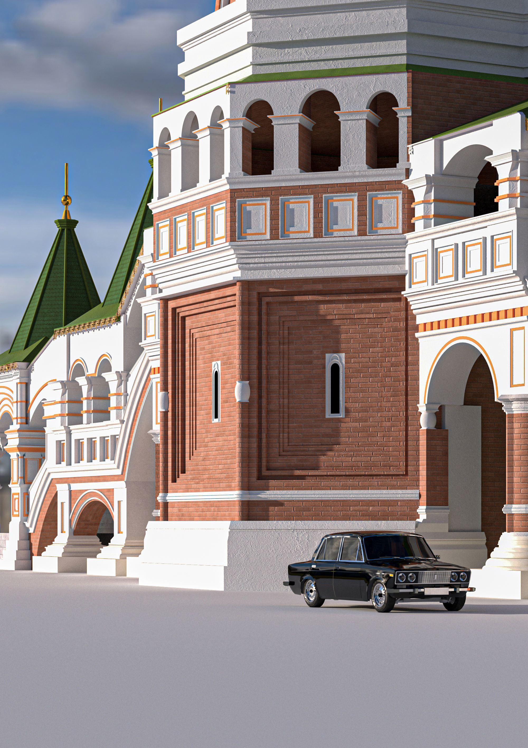 The Moscow Kremlin 3D model | CGTrader