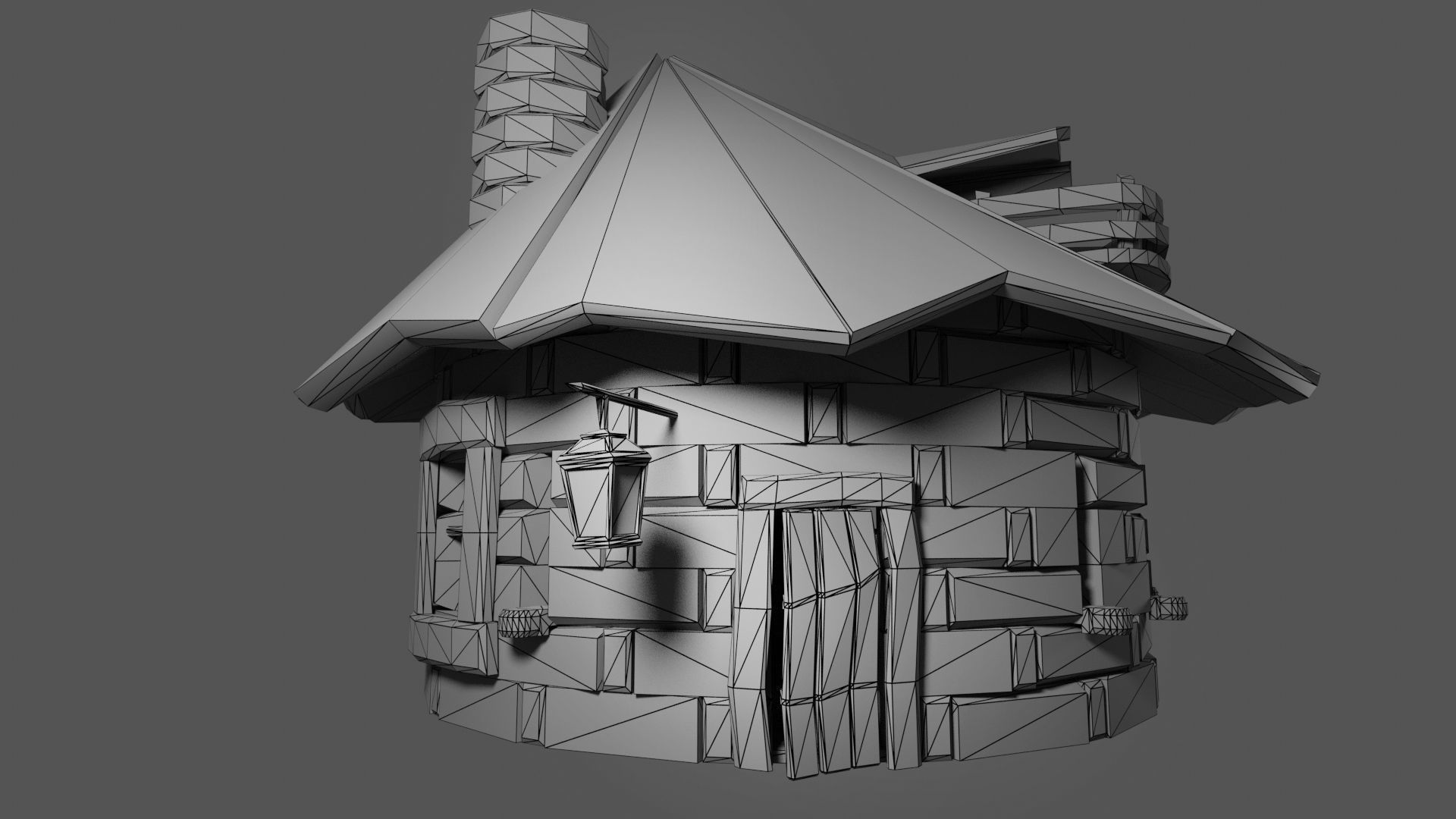 Fairytale cartoon house for Fantasy scenes 3D model | CGTrader