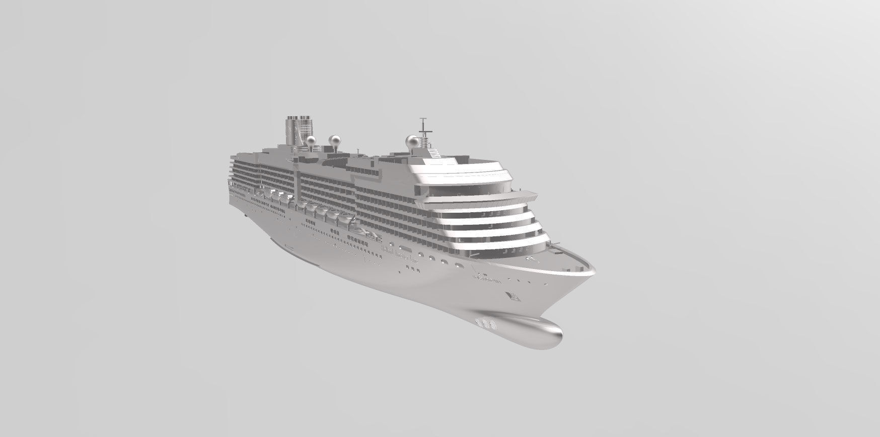 MS Westerdam Holland America Line cruise ship 3D model 3D printable ...