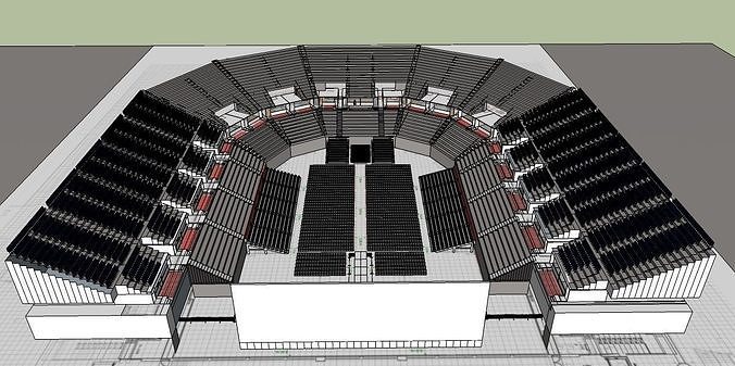 Impact Arena Muangthong Thani 3D model | CGTrader