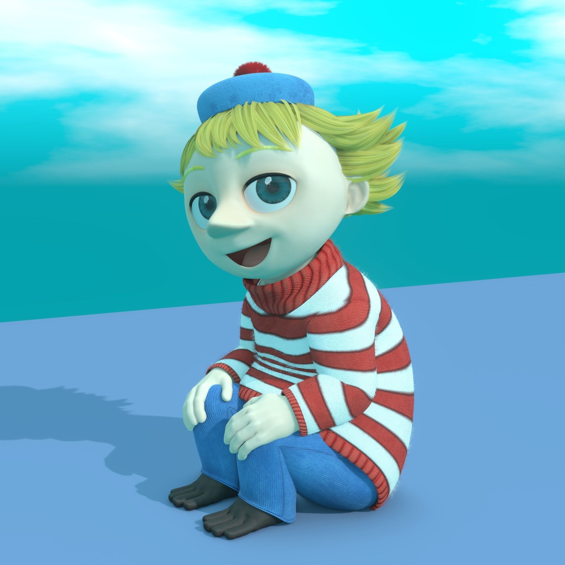 Moomin Model Pack free VR / AR / low-poly 3D model rigged | CGTrader
