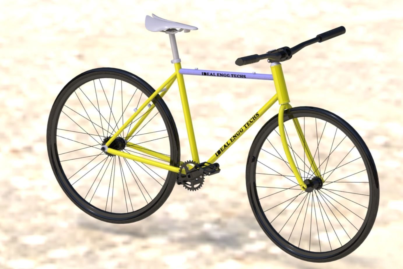 Basic Bicycle model 3D model | CGTrader