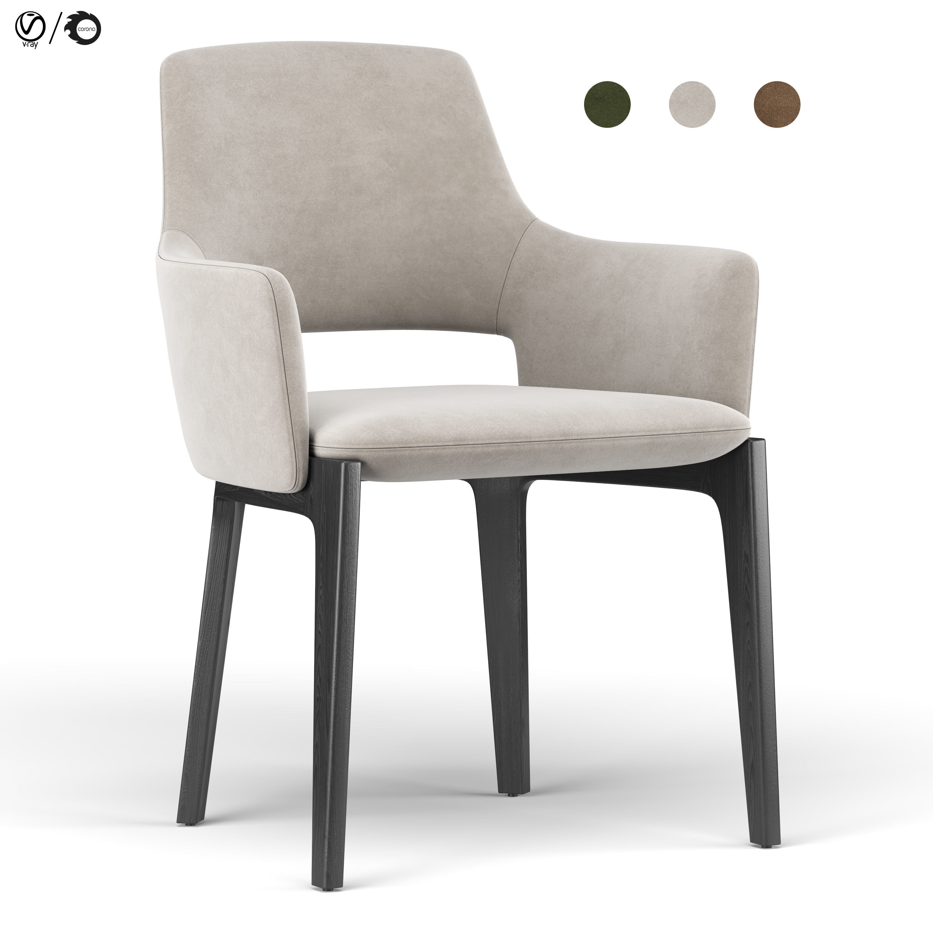 Devon Chair 3D model | CGTrader
