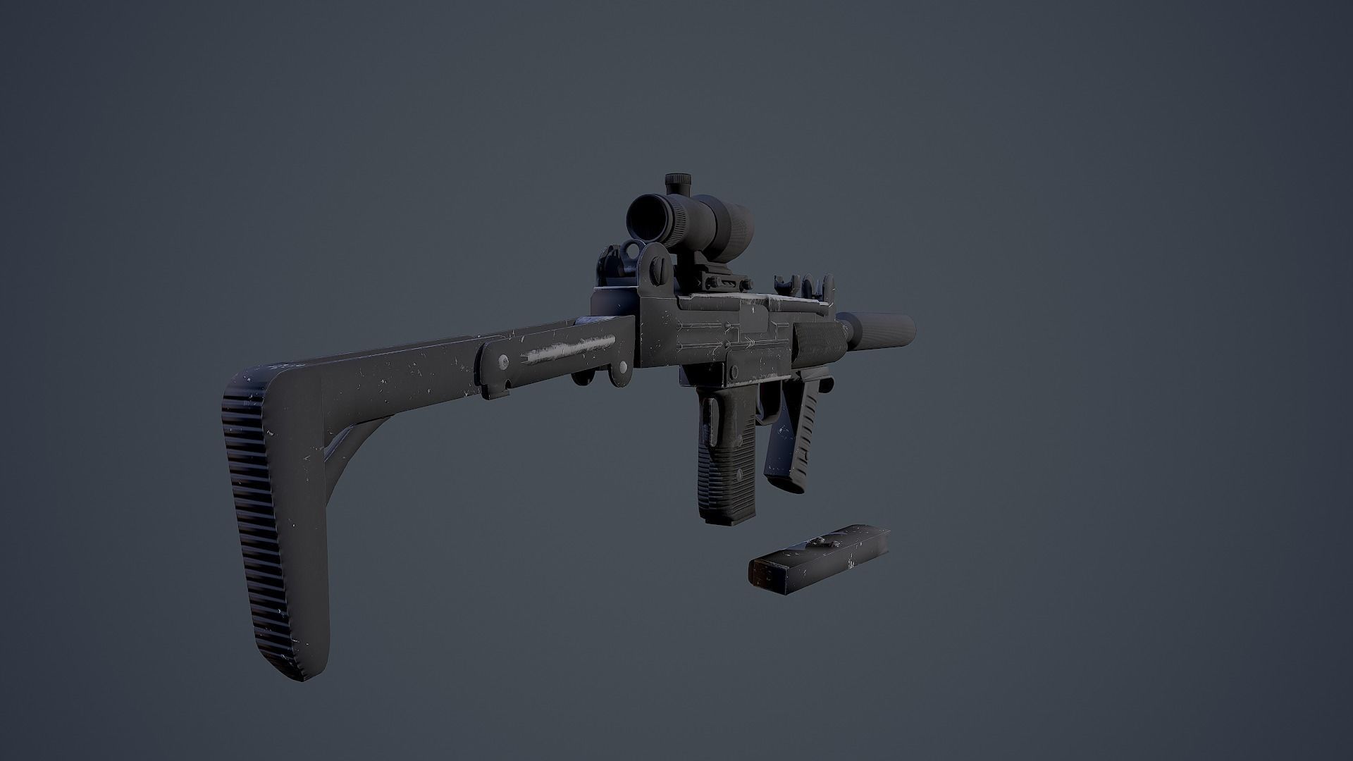 3D model Uzi weapons Pack VR / AR / low-poly | CGTrader