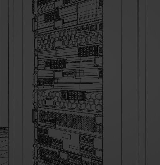 server rack free VR / AR / low-poly 3D model | CGTrader