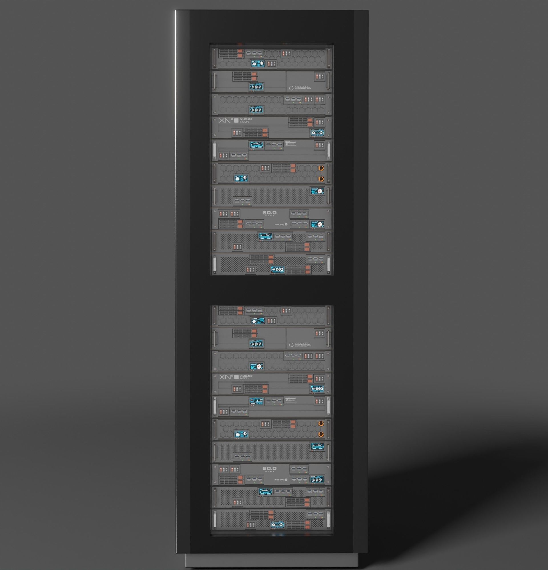 server rack free VR / AR / low-poly 3D model | CGTrader