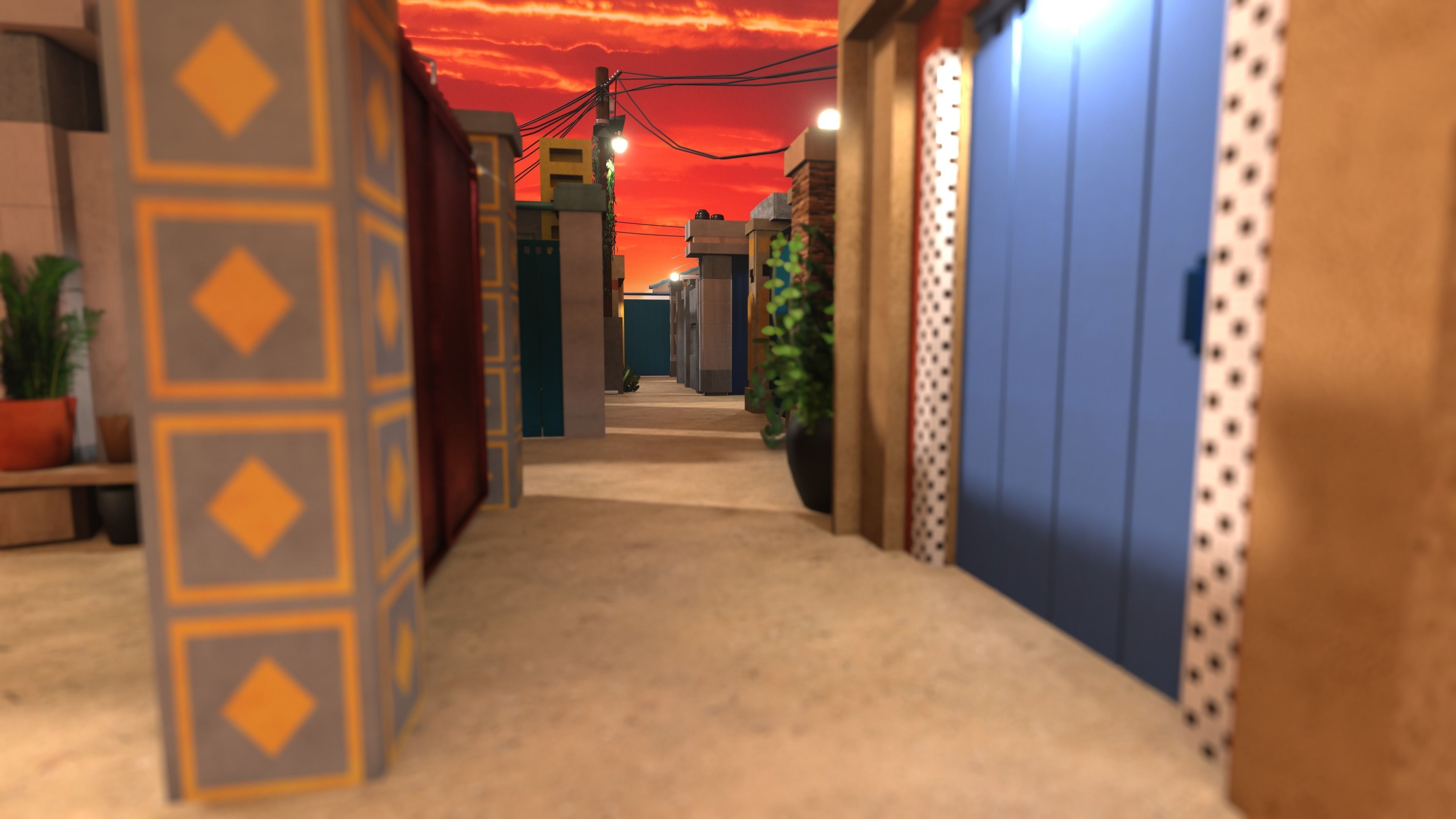 Squid Game Map 3 3D model | CGTrader