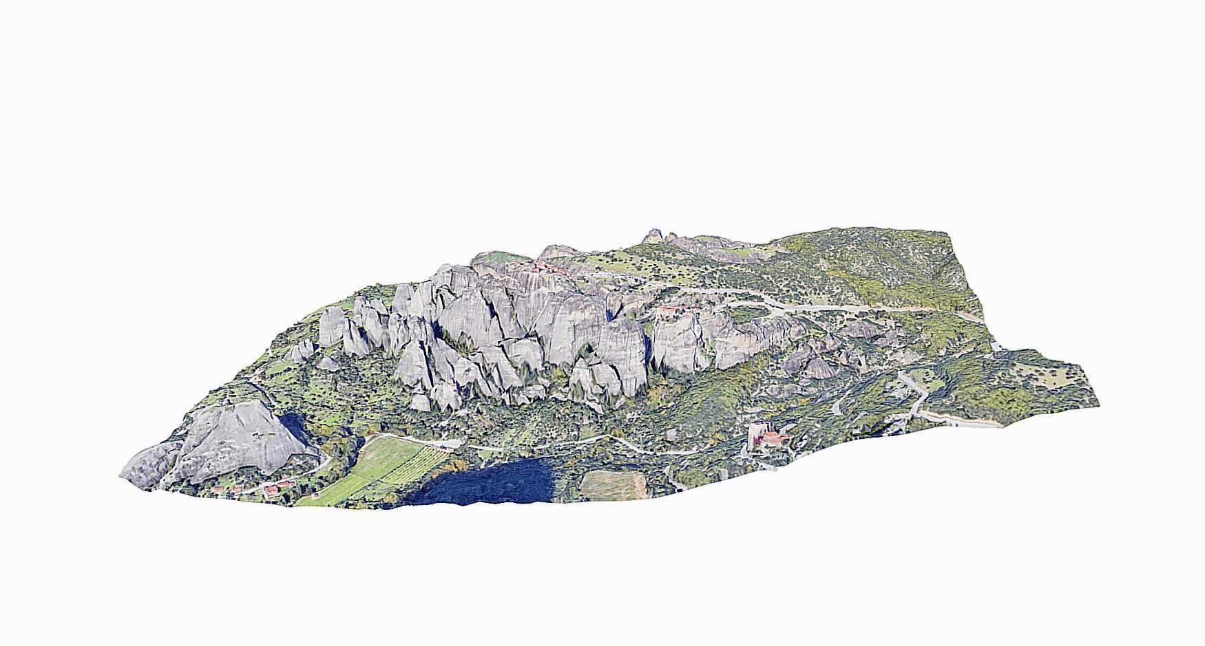 3D model The Meteora - rock - mountain VR / AR / low-poly | CGTrader