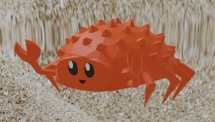 Ferris the crab free 3D model 3D printable | CGTrader