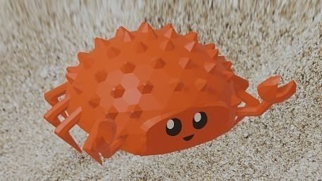Ferris the crab free 3D model 3D printable | CGTrader