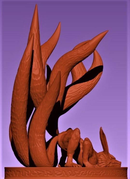 Kurama 3D model 3D printable | CGTrader