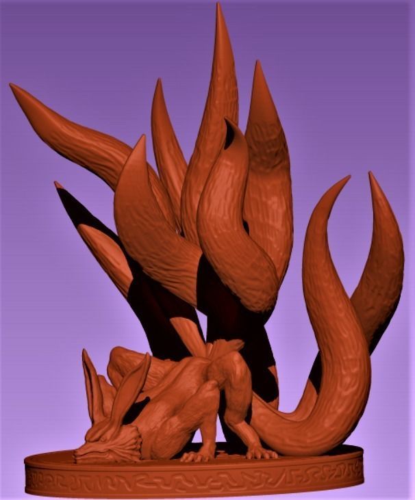 Kurama 3D model 3D printable | CGTrader