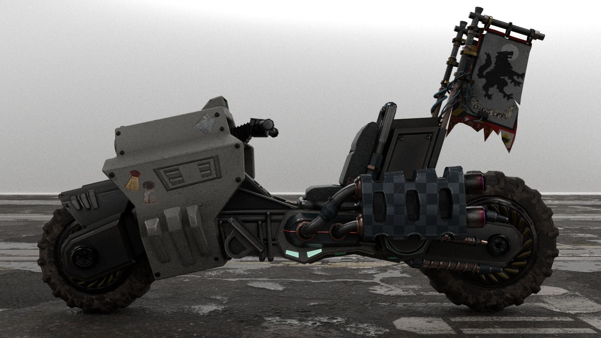 3D model Warhammer 40k Bike VR / AR / low-poly | CGTrader