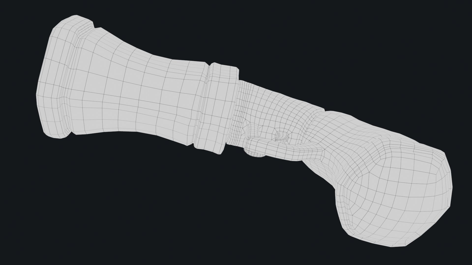 3D model Stylized Hand Cannon VR / AR / low-poly | CGTrader