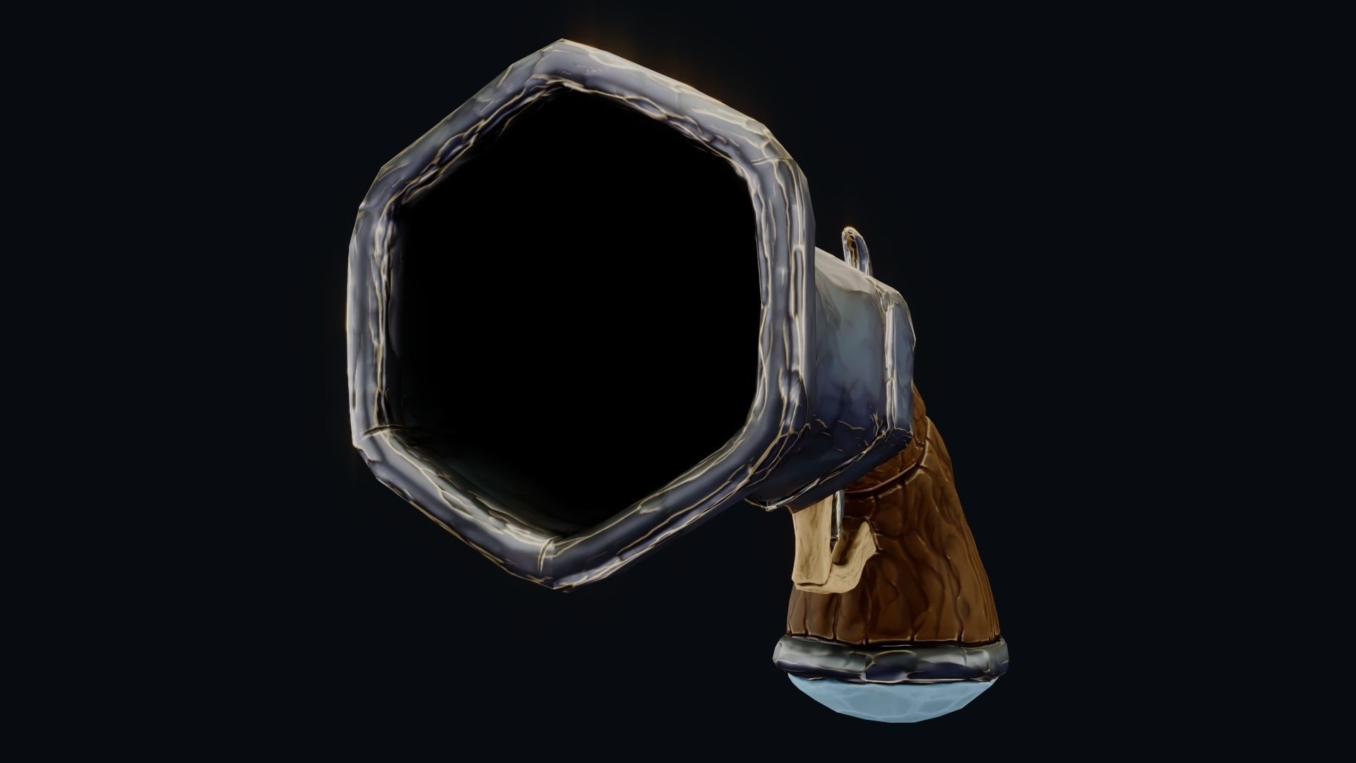 3D model Stylized Hand Cannon VR / AR / low-poly | CGTrader