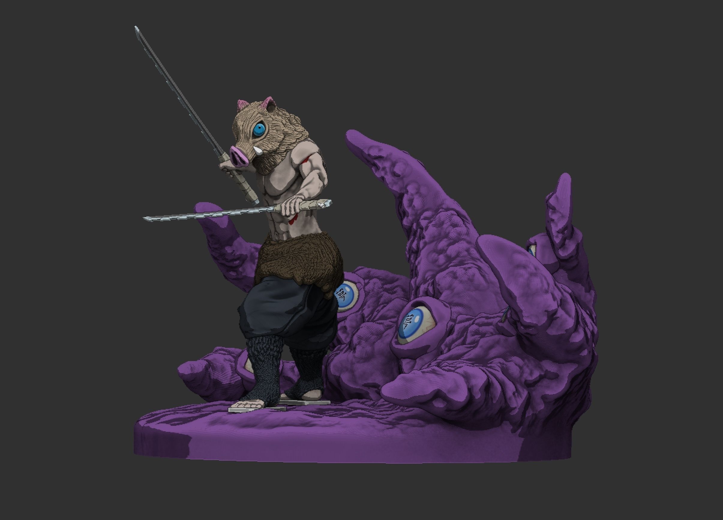 Inosuke Kimetsu no Yaiba 3D model 3D printable | CGTrader