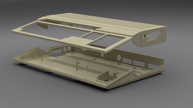 Atari 1040 ST enclosure 3d print model 3D model 3D printable | CGTrader