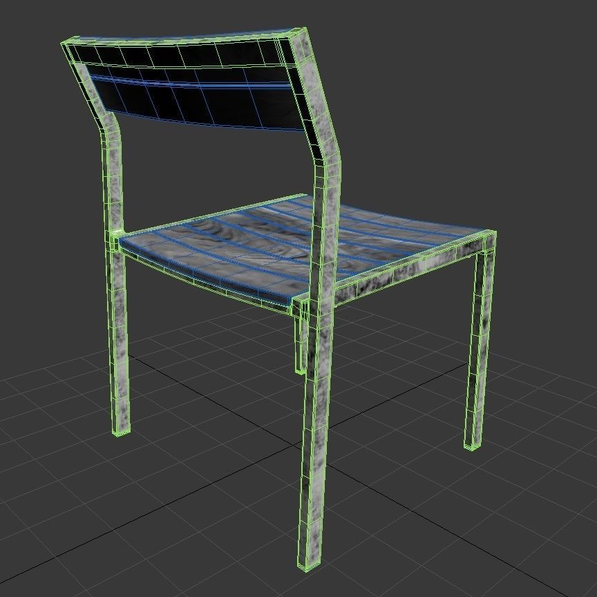 dwr Eos Side Chair 3D model | CGTrader