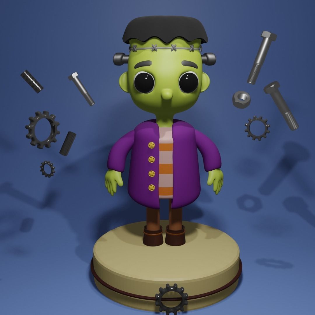 Frankenstein Character 3D model | CGTrader