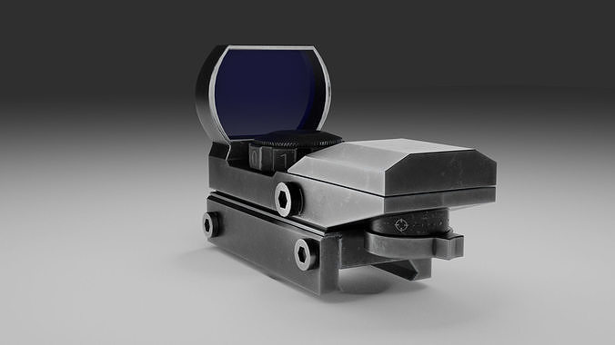 3D model Reflex Optic Reddot Sight VR / AR / low-poly | CGTrader