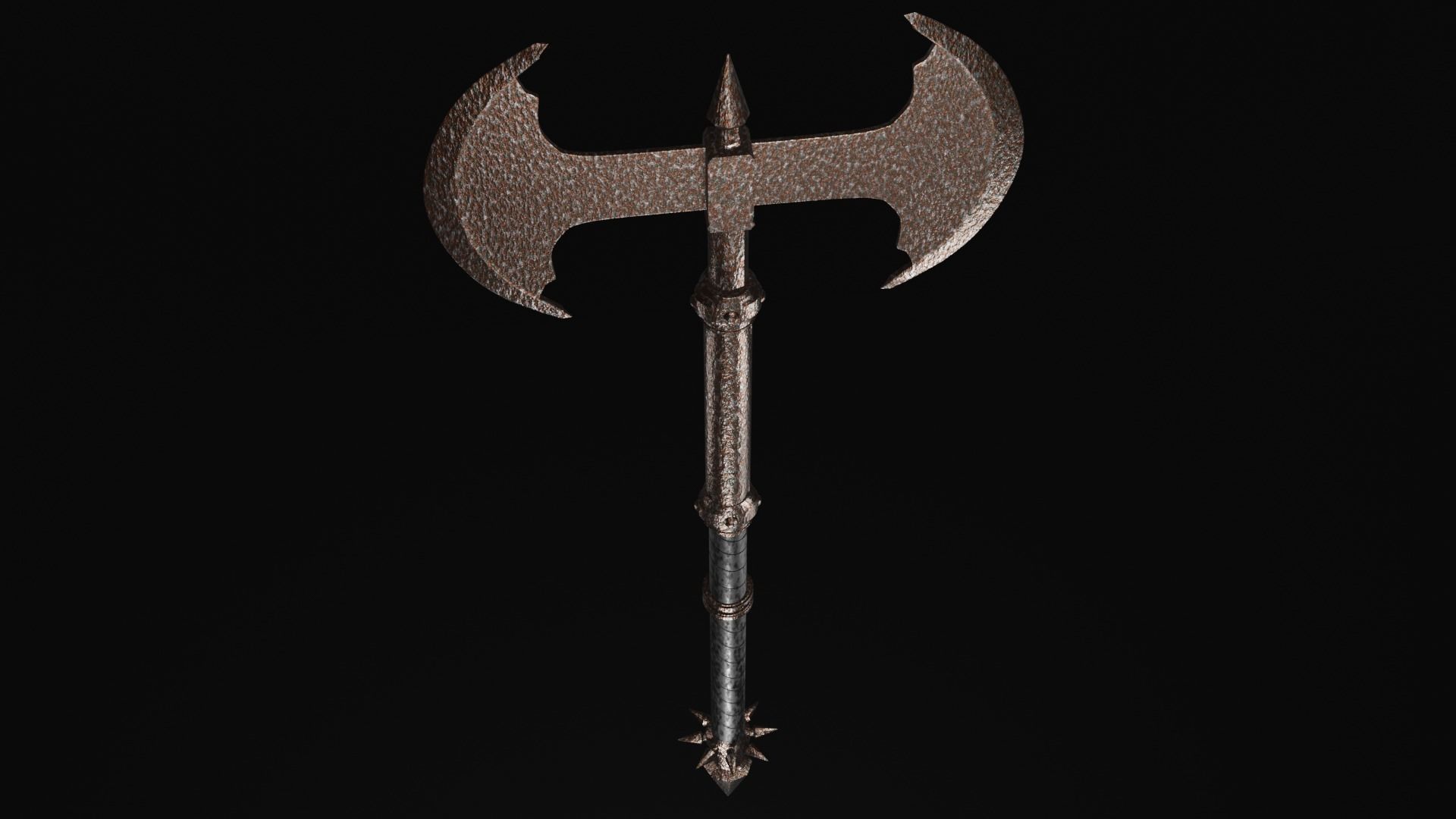 Battle axe - rust edition 3D model | CGTrader