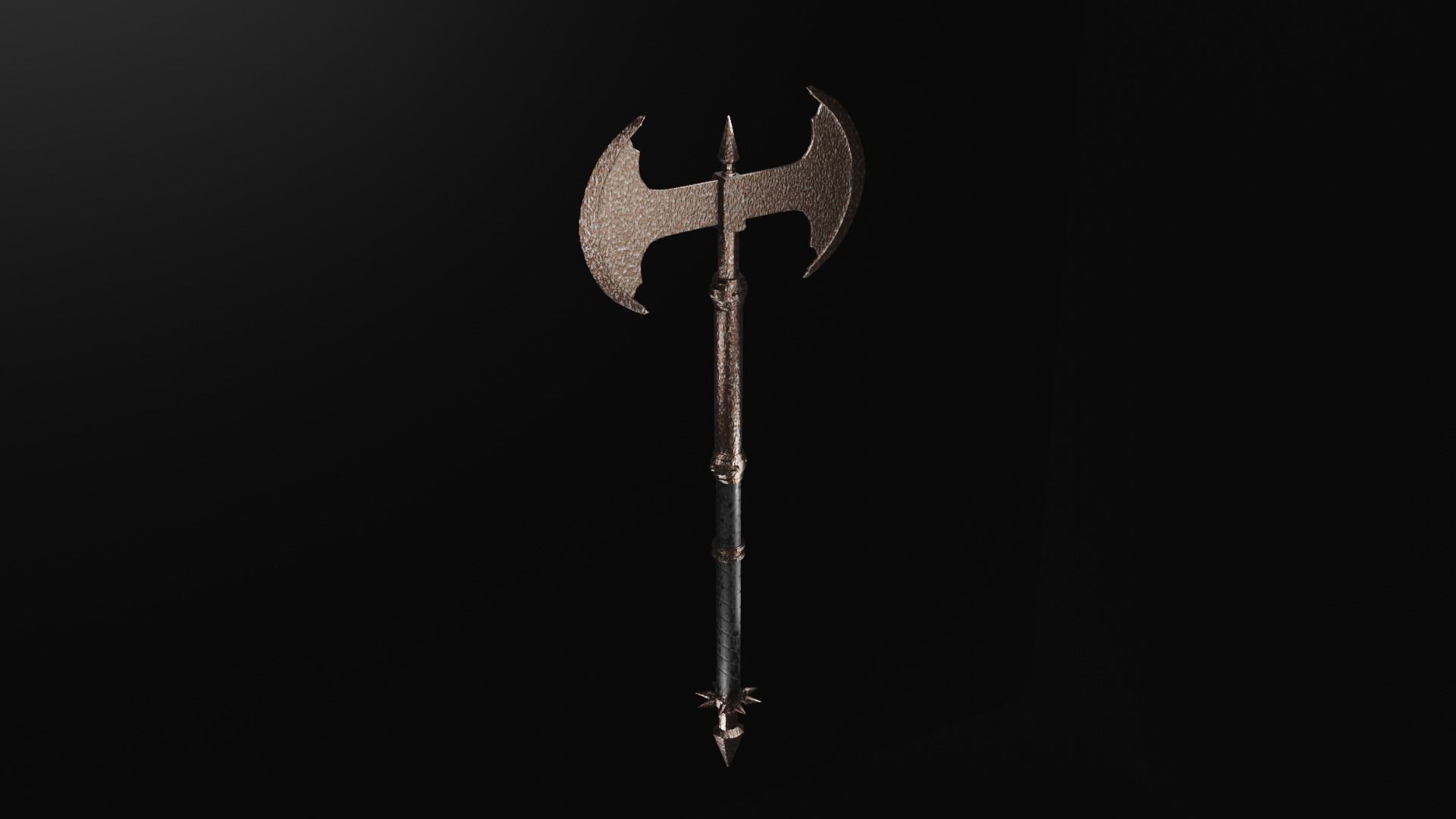 Battle axe - rust edition 3D model | CGTrader