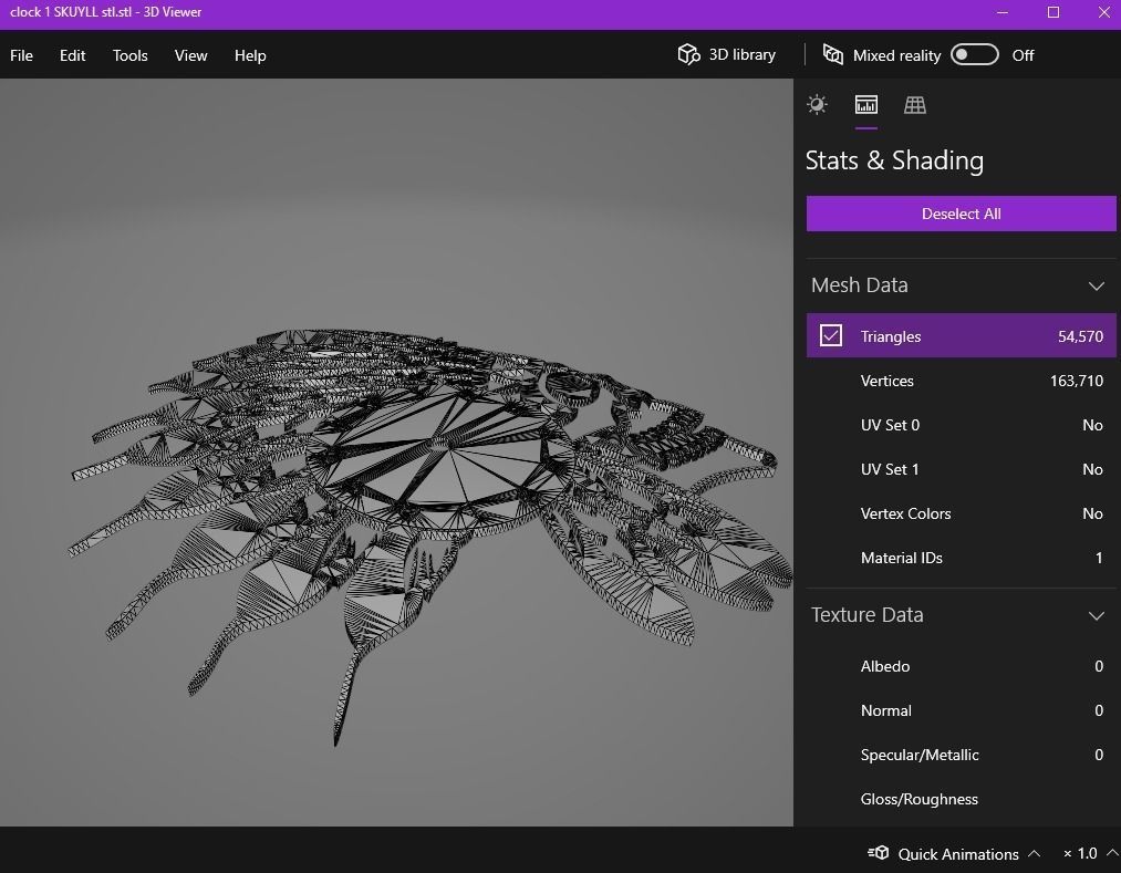apache skull wall clock 3D model 3D printable | CGTrader