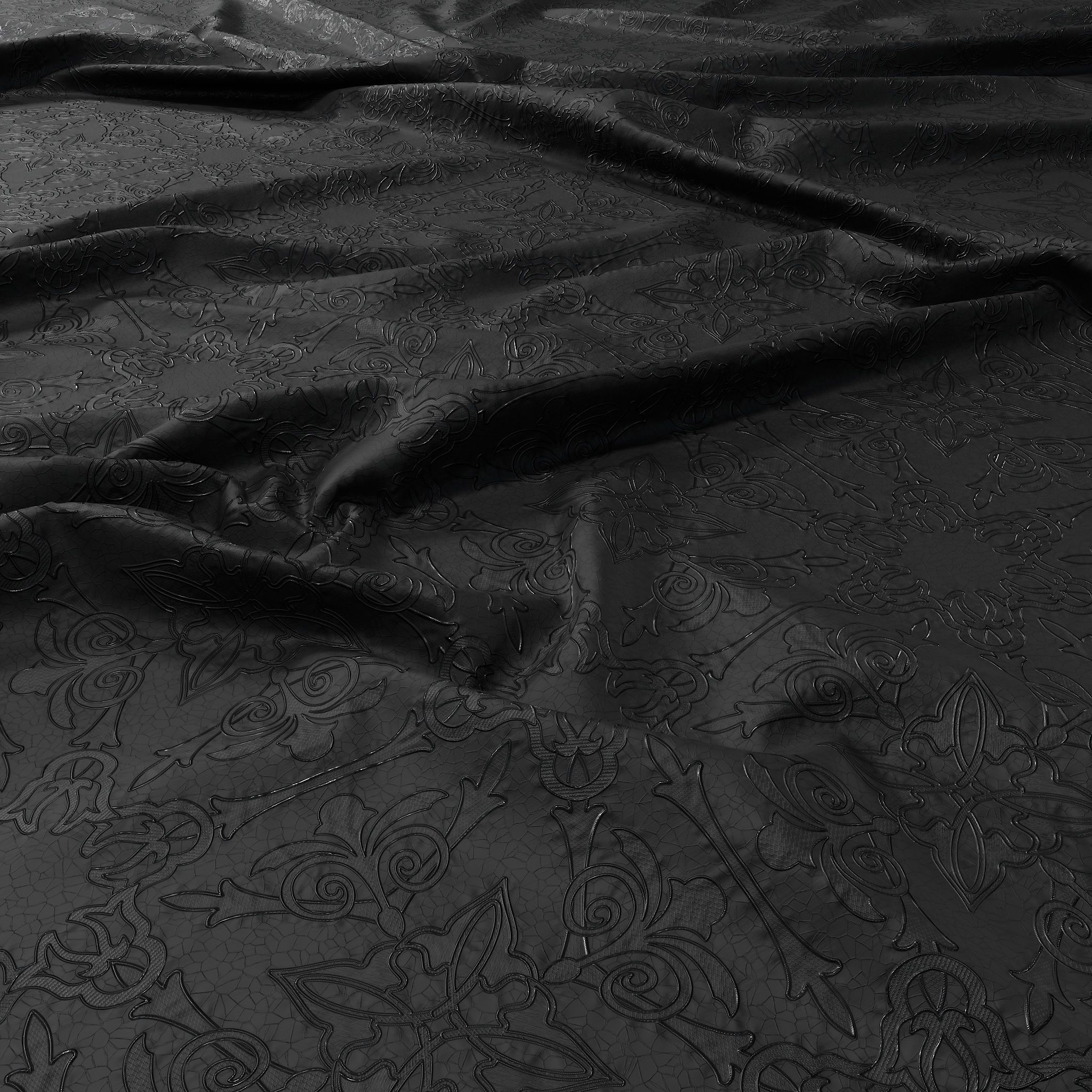 Lace Embroidery 02 - 4K - PBR - PNG - SBSAR - 3 Colors Texture | CGTrader