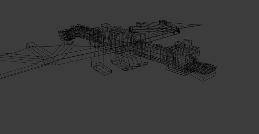 minecraft ender dragon 3D model | CGTrader