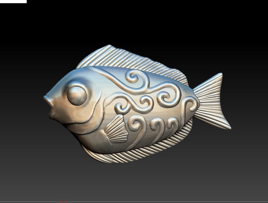 Original new goldfish 3D model download goldfish sculpture 3D 3D model ...