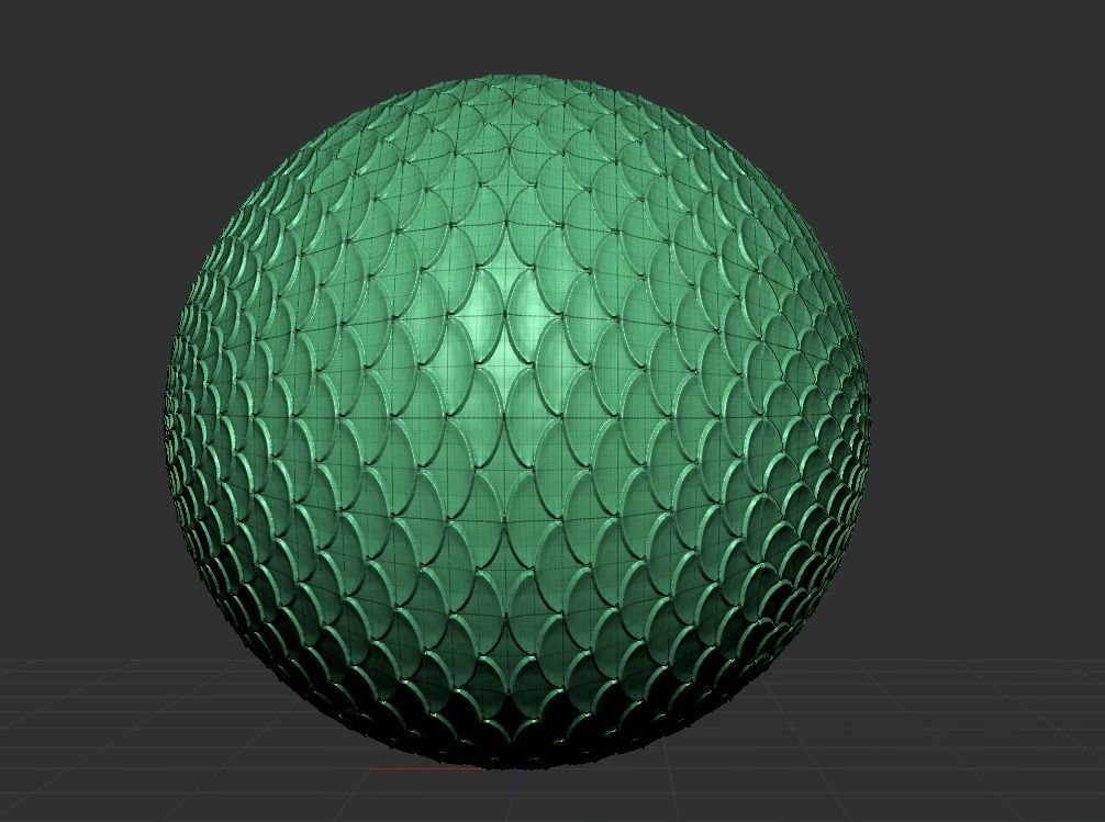 Scale ball STL format download 3d dragon scale ball download 3D model ...
