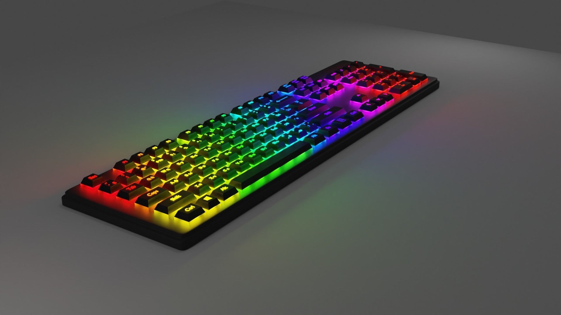 gaming keyboard 3D model | CGTrader