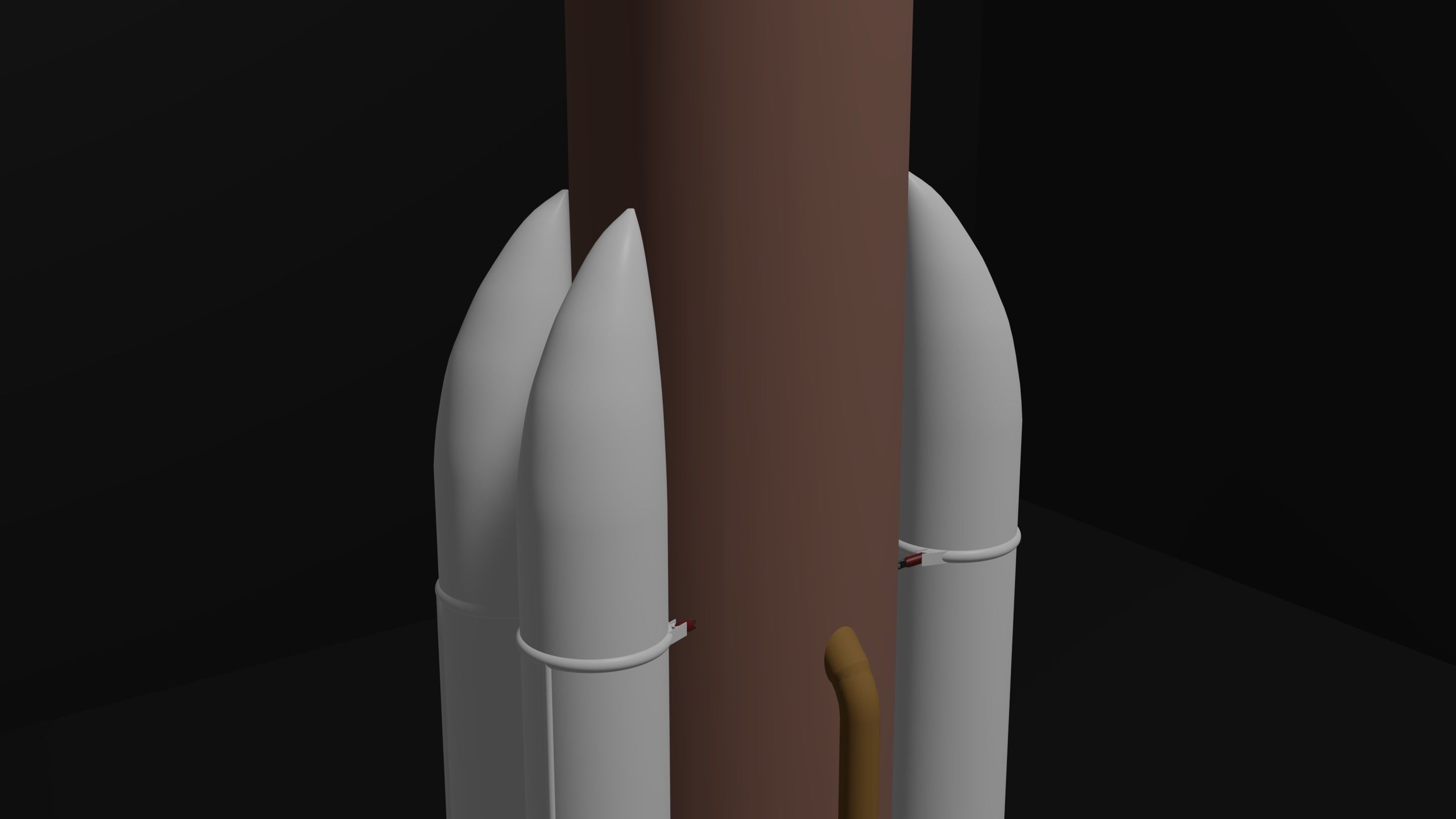 GEM-63 - Solid Rocket Booster free 3D model | CGTrader