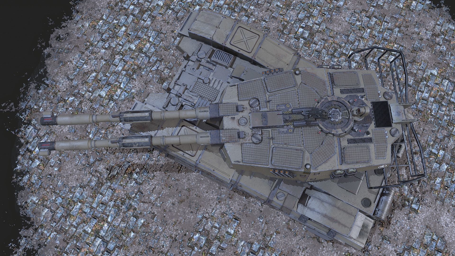 3D model Type 61 tank VR / AR / low-poly | CGTrader