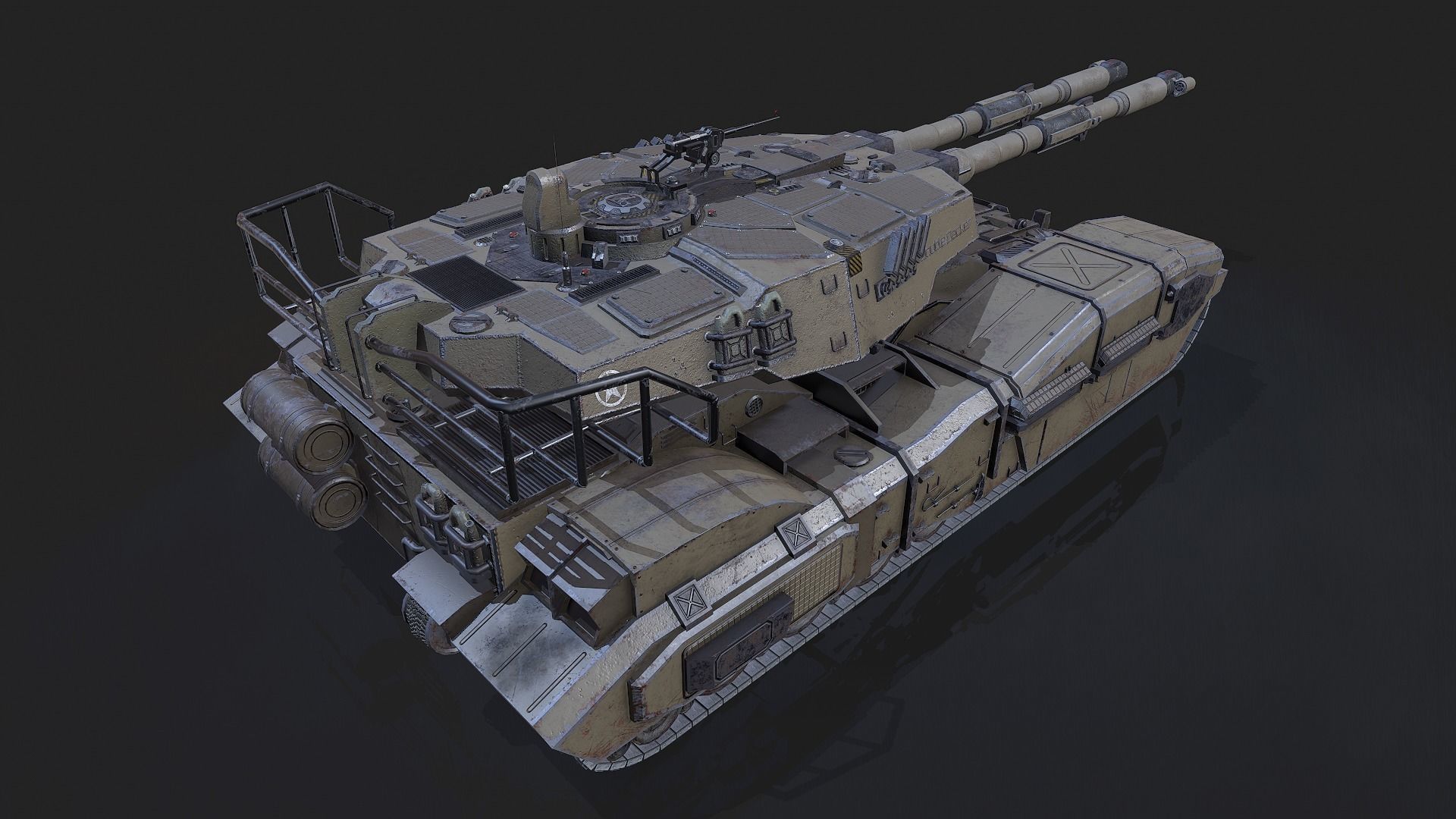 3D model Type 61 tank VR / AR / low-poly | CGTrader