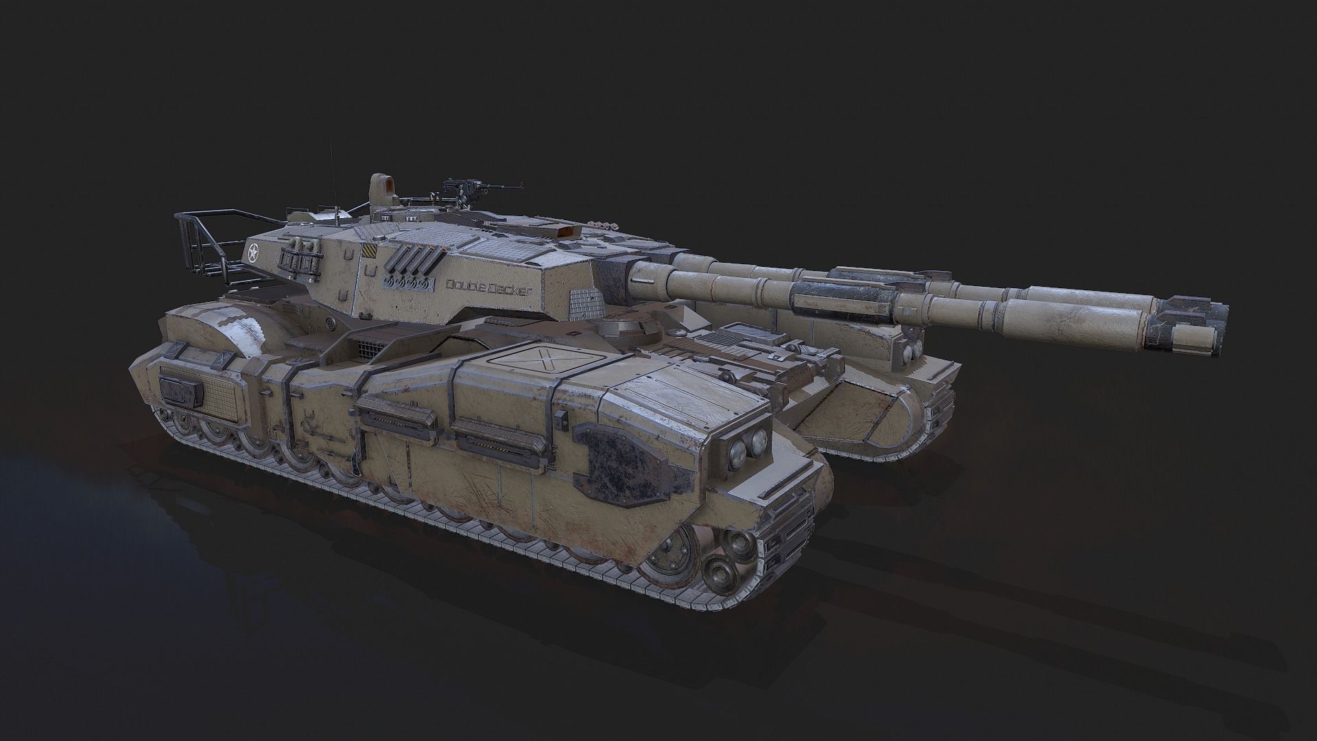 3D model Type 61 tank VR / AR / low-poly | CGTrader