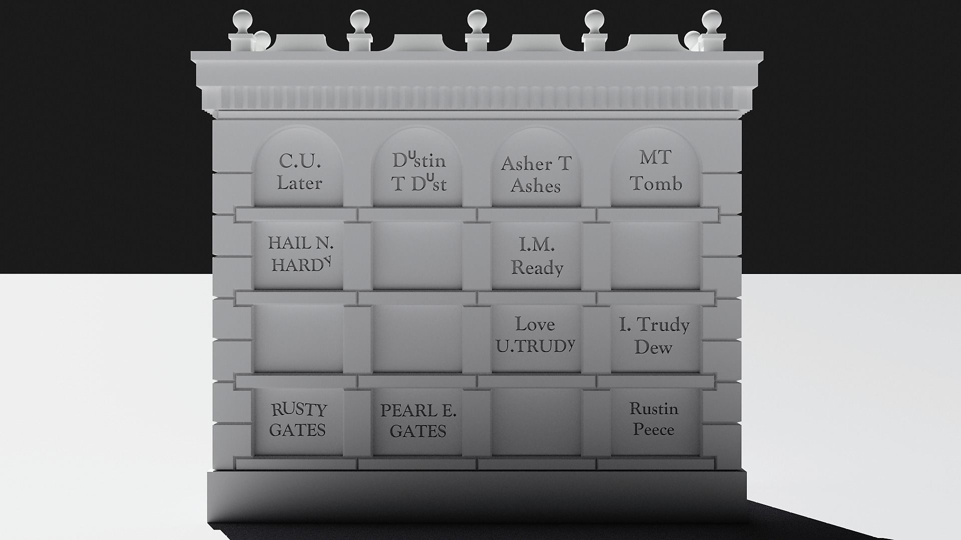 Haunted Mansion Exit Crypt 1 - Magic Kingdom 3D model 3D printable ...