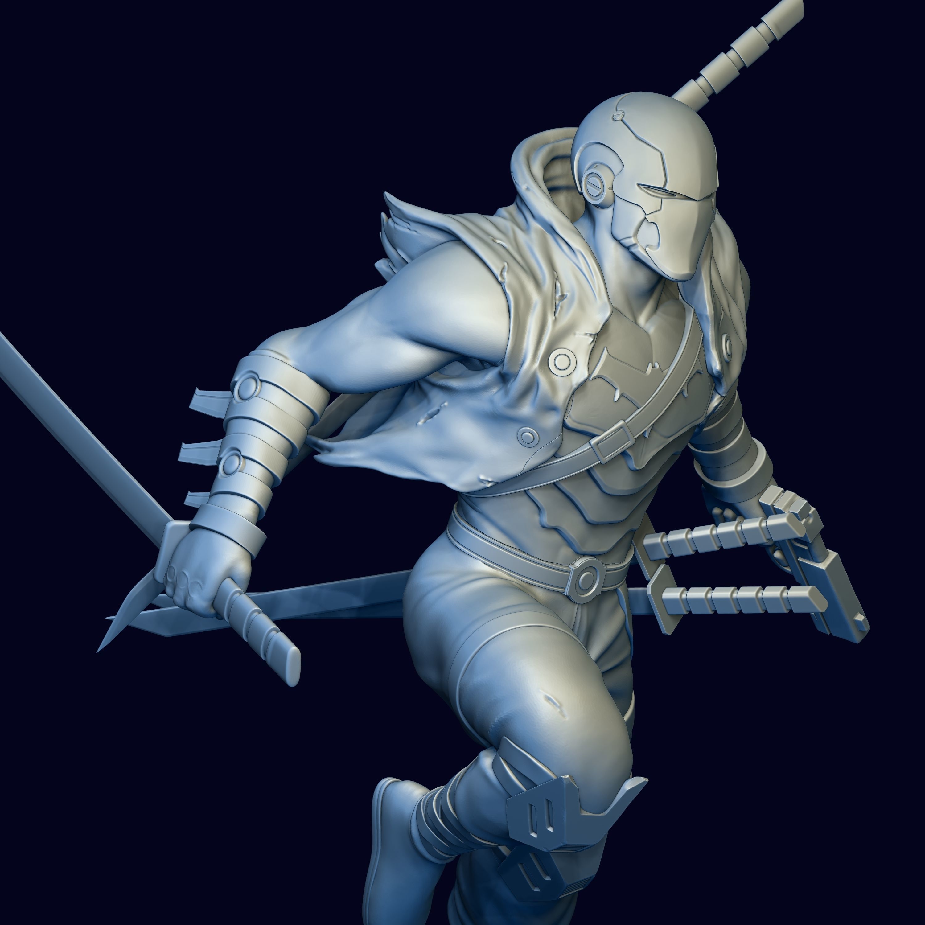Red Ronin 3D model 3D printable | CGTrader