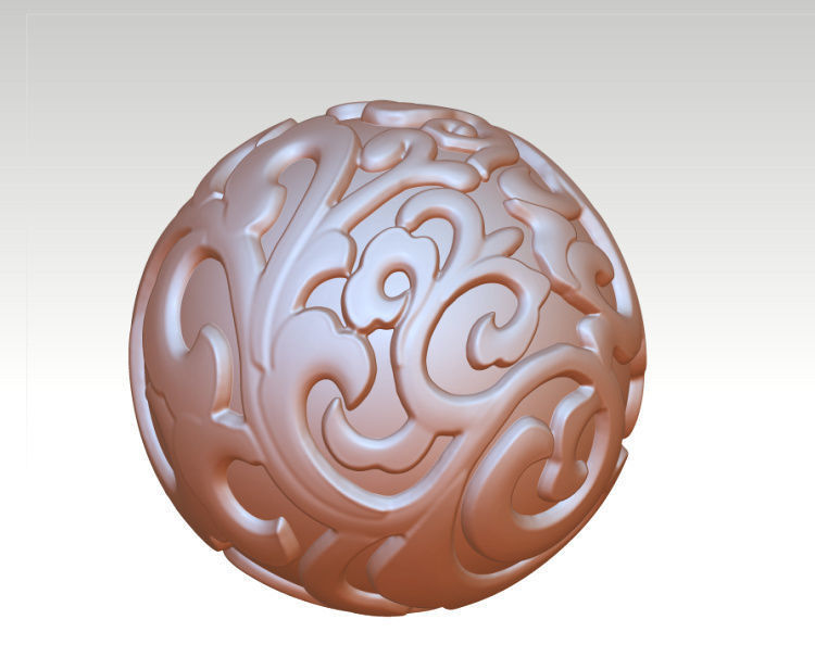 Jade Ball 3D map download jewelry design Relief Ball 3D map 3D model 3D ...